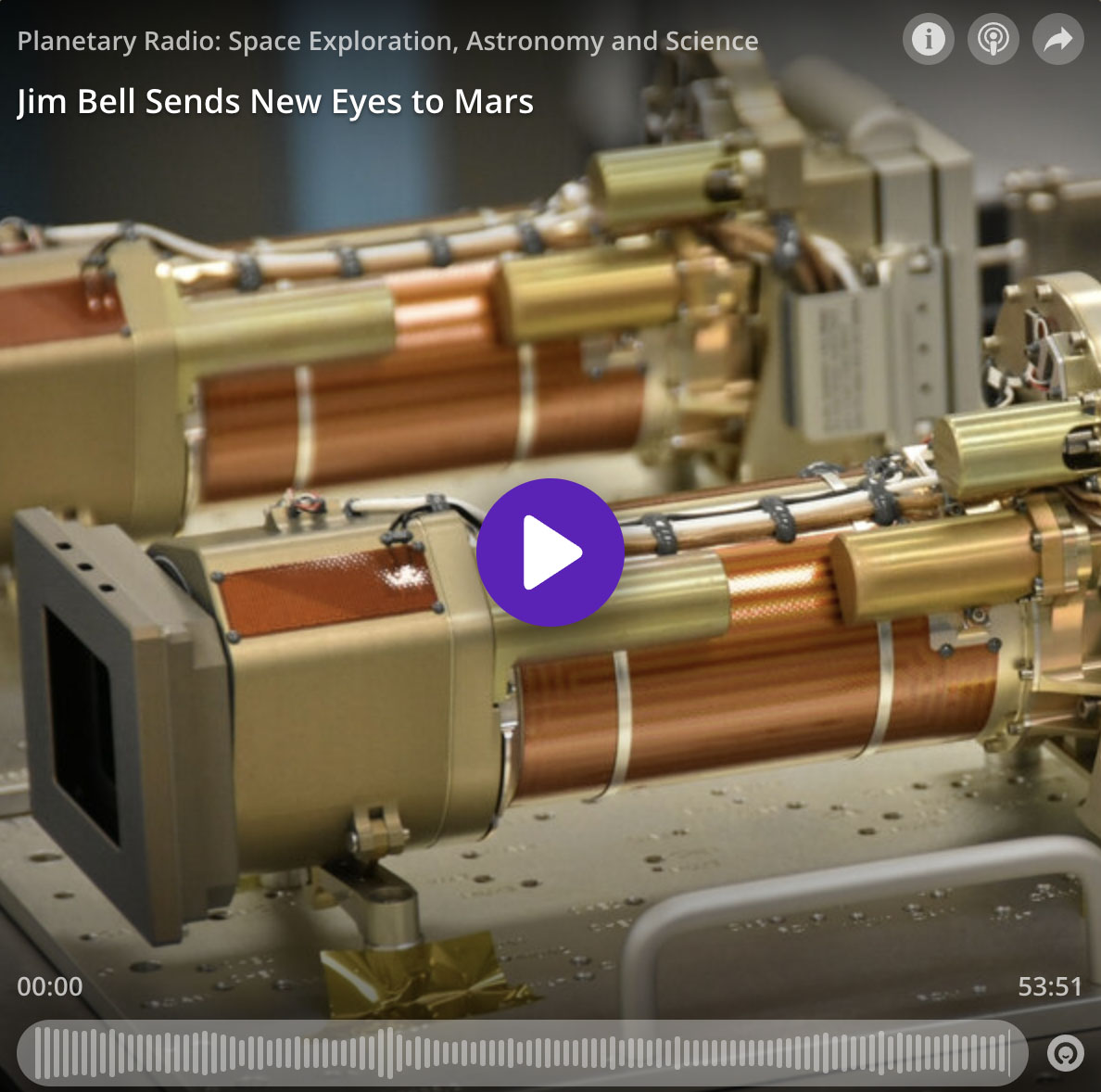 Planetary Radio: Jim Bell Sends New Eyes to Mars - Mastcam-Z