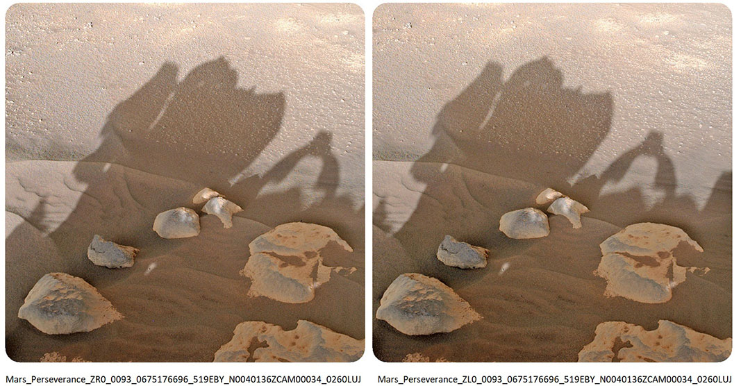 The Shadows of Mars – Stereoscopic Corner #9 - Mastcam-Z