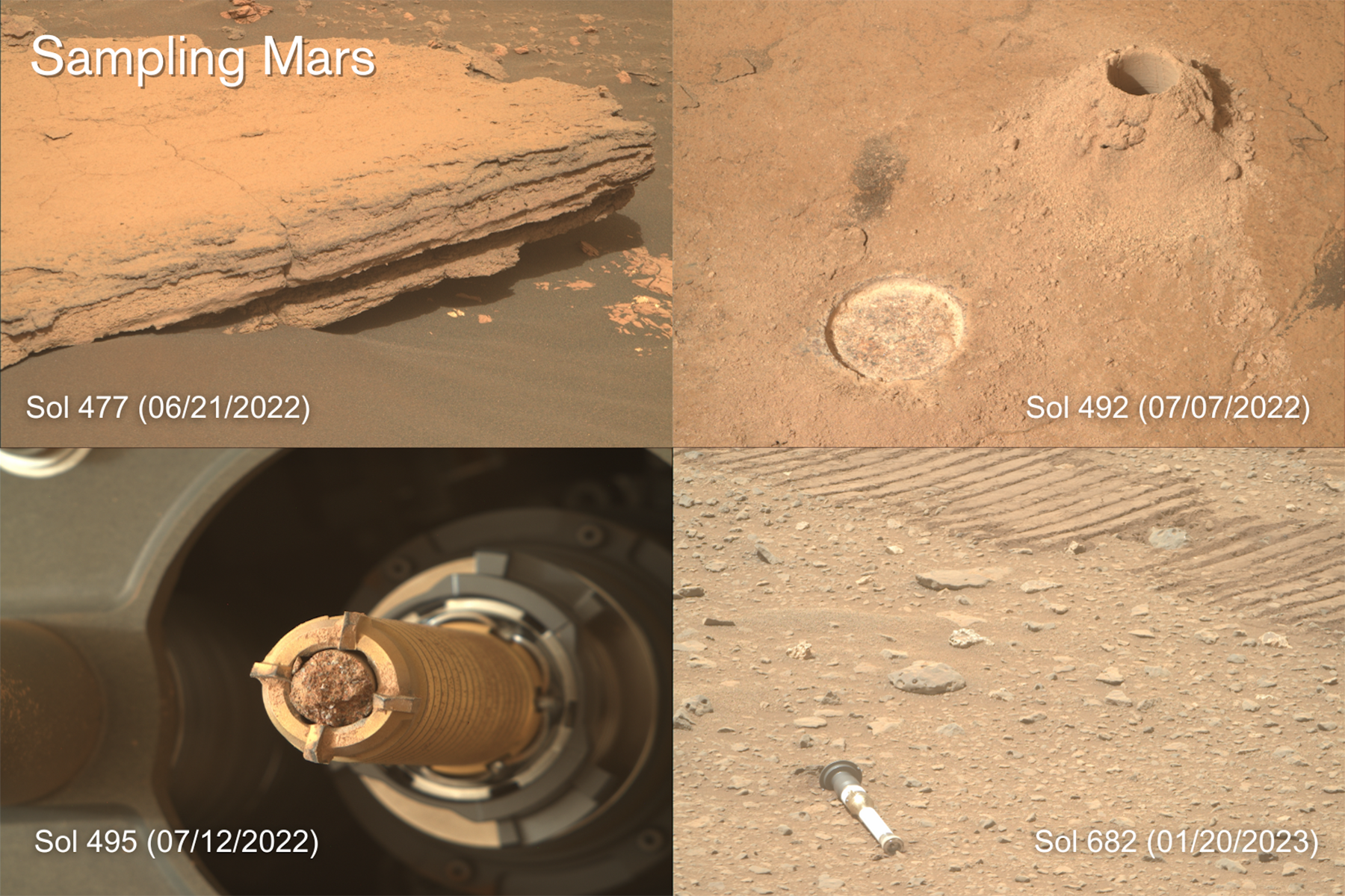 "Sampling Mars" Postcard - Mastcam-Z