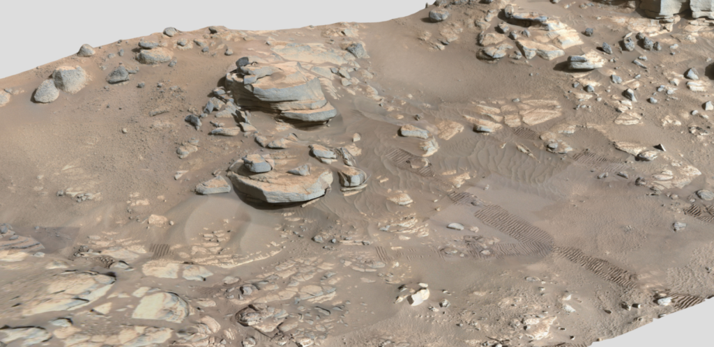 Mars in 3D! Part 2: Brac outcrop in Séítah - Mastcam-Z